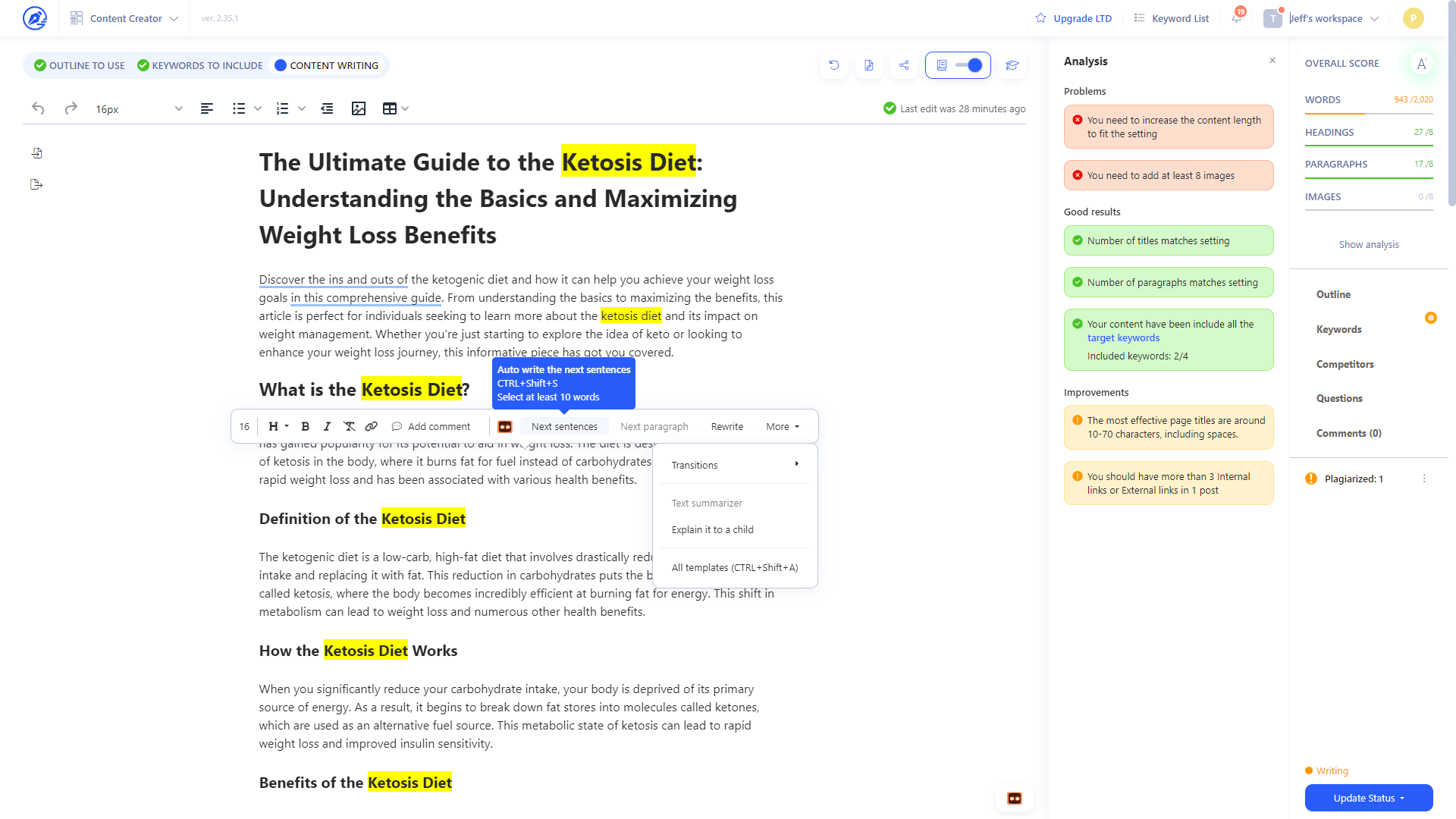 WriterZen Lifetime Deal for $79