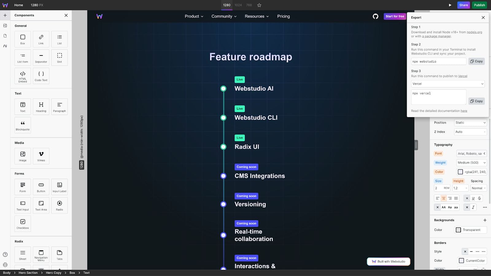 Webstudio Lifetime Deal for $59